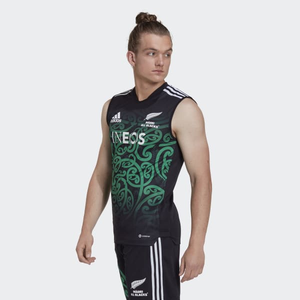 adidas Maori All Blacks Rugby Performance Singlet - Black | adidas ...