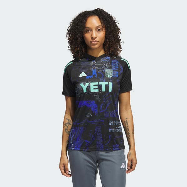 adidas Austin FC Tiro Graphic Jersey - Black | Free Shipping with ...