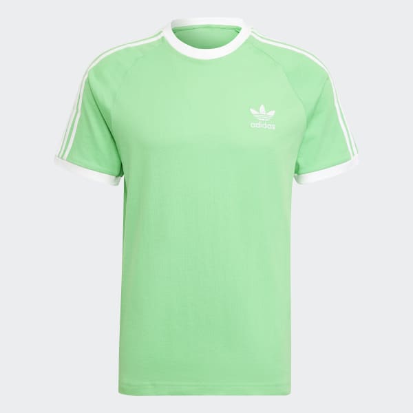 Adidas Playera Adicolor Classics 3 Franjas Verde Adidas Mexico