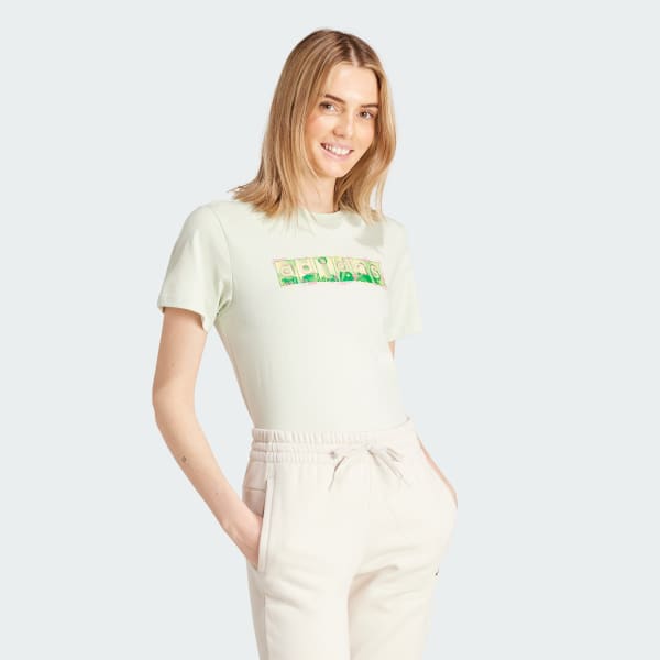 Camiseta Estampada Doodle - Verde adidas | adidas Brasil
