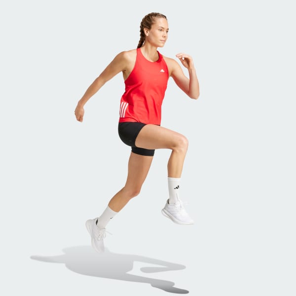 adidas Own The Run Tank Top - Red | adidas Australia
