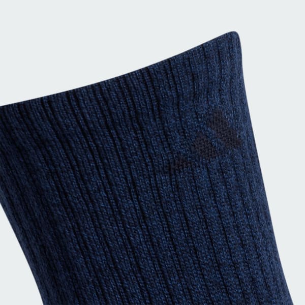 adidas Cushioned X Mid-Crew Socks 3 Pairs - Blue | Free Shipping with ...