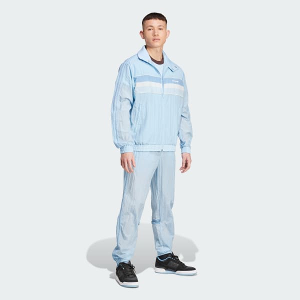 Jaqueta '80s Nylon Archive Três Listras - Azul adidas | adidas Brasil