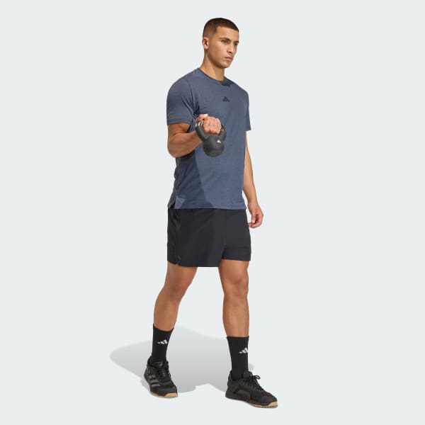 adidas Designed for Training Workout Tee - Blue | adidas Australia
