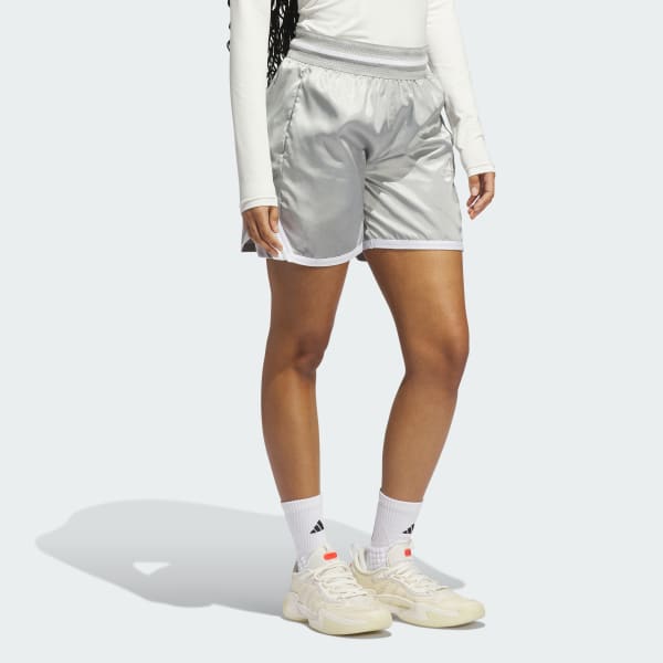 adidas Crazy Lite Shiny Short - Grey | Free Shipping with adiClub