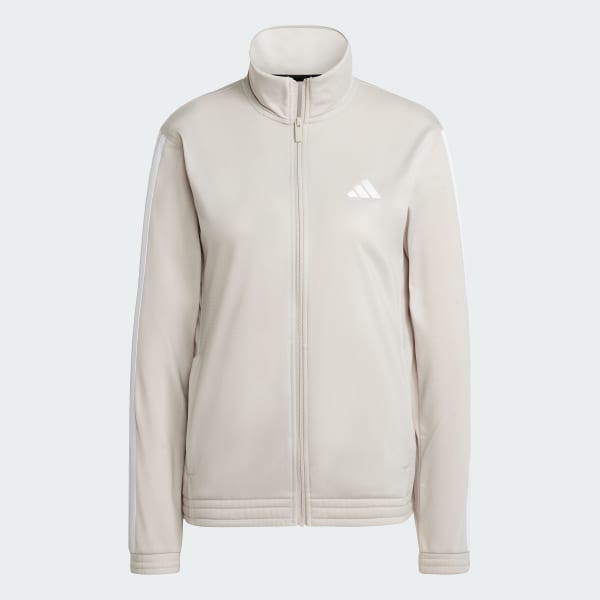 adidas Tricot 3-Stripes Track Jacket - Beige | Free Shipping adidas Tricot 3-Stripes Track Jacket - Beige | Free Shipping