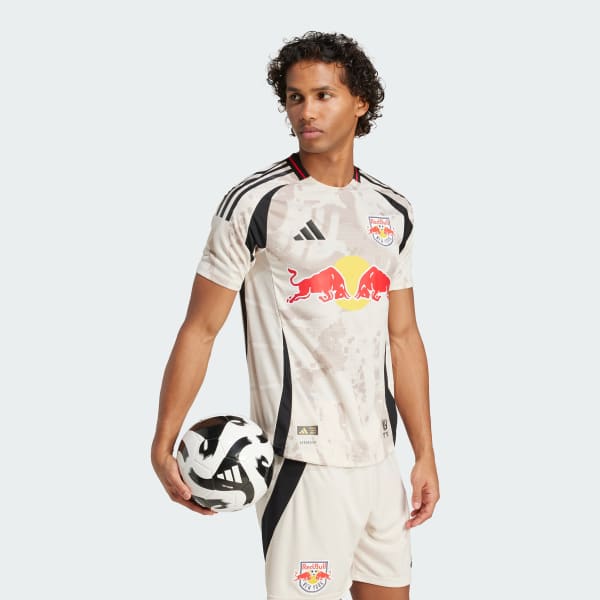 adidas Red Bull New York 25/26 Away Authentic Jersey - Beige | Free ...