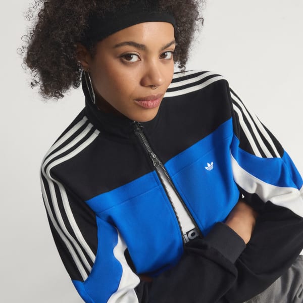 adidas Blocking Track Jacket - Black | Free Shipping with adiClub