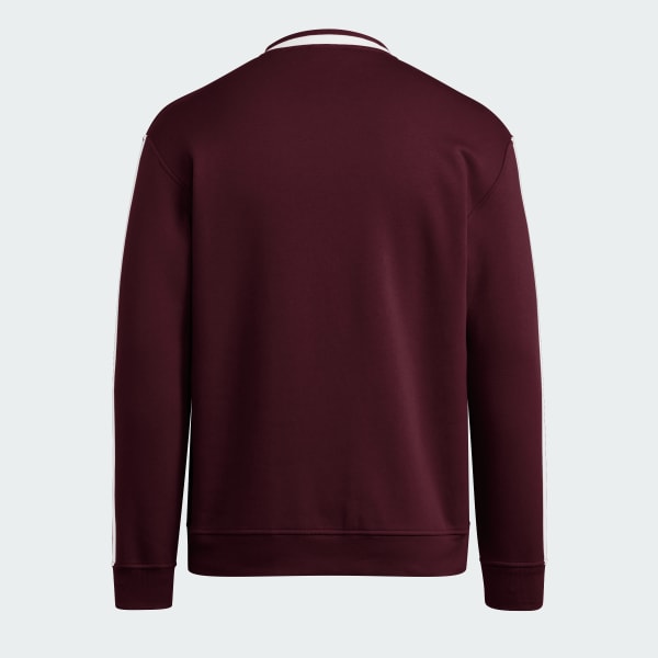 adidas Mississippi State Bulldogs 3-Stripes Fleece Jersey Crew ...