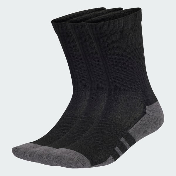 adidas Essentials CLIMACOOL Crew Socks 3 Pairs - Black | adidas UK