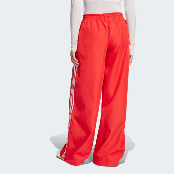 adidas adicolor Firebird Oversized Track Tracksuit Bottoms - Red ...