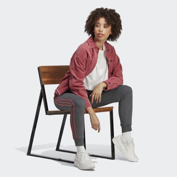 adidas Essentials Fleece 3-Stripes Pants - Grey | Free Shipping with ...