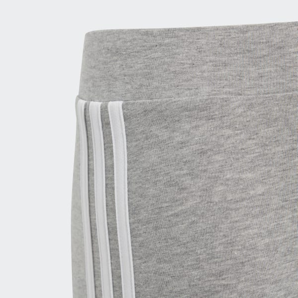 Legging Algodão Essentials 3-Stripes - Cinza adidas | adidas Brasil