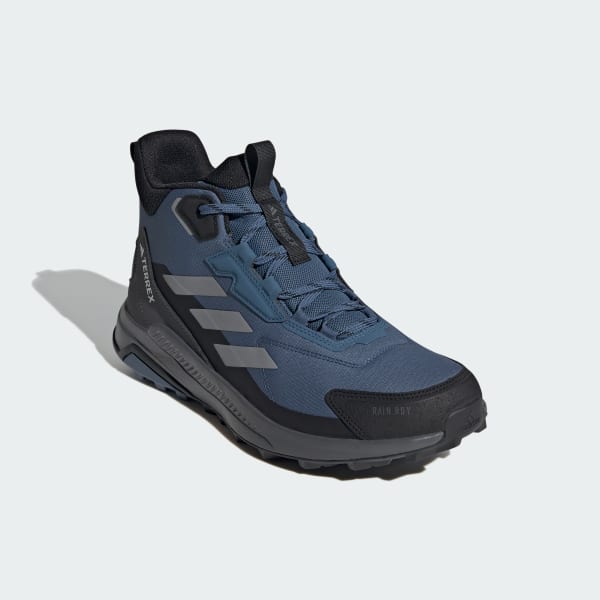 adidas Terrex Anylander Mid Rain.Rdy Hiking Sneakers - Blue | Free ...