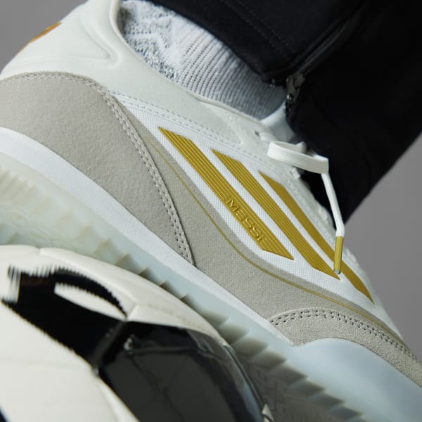 adidas F50 Messi Freestyle Soccer Sneakers - White | Free adidas F50 Messi Freestyle Soccer Sneakers - White | Free