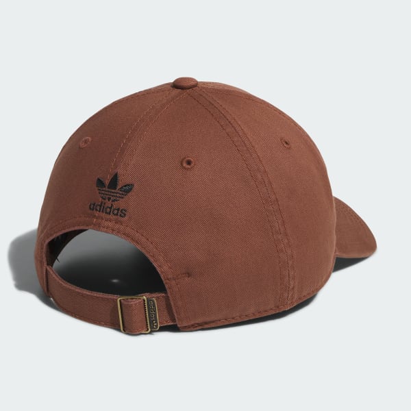 adidas Relaxed Strap-Back Hat - Brown | Free Shipping with adiClub ...