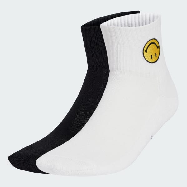 adidas Originals x Smiley Mid Ankle Socks 2 Pairs - White | adidas ...