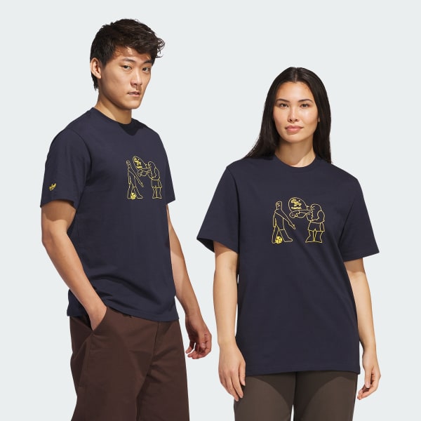 adidas Shmoofoil Fighter Tee - Blue | adidas Australia