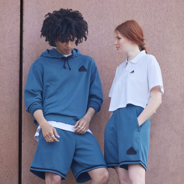 adidas French Terry Shorts (Gender Neutral) - Blue | adidas Australia