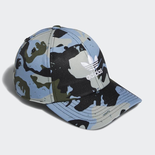 adidas Rain Camo Relaxed Hat - Blue | FZ7217 | adidas US