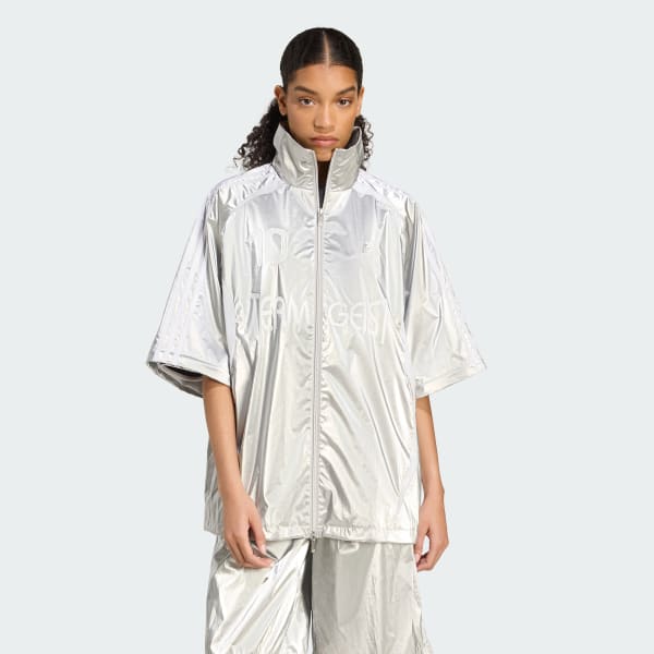 adidas Adilenium Season 4 Teamgeist Oversized Silver Track Top - Silver ...