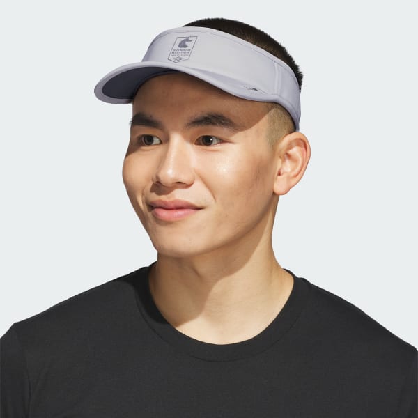 adidas Boston Marathon® 2025 Superlite Visor - Grey | Free Shipping with adiClub | adidas US