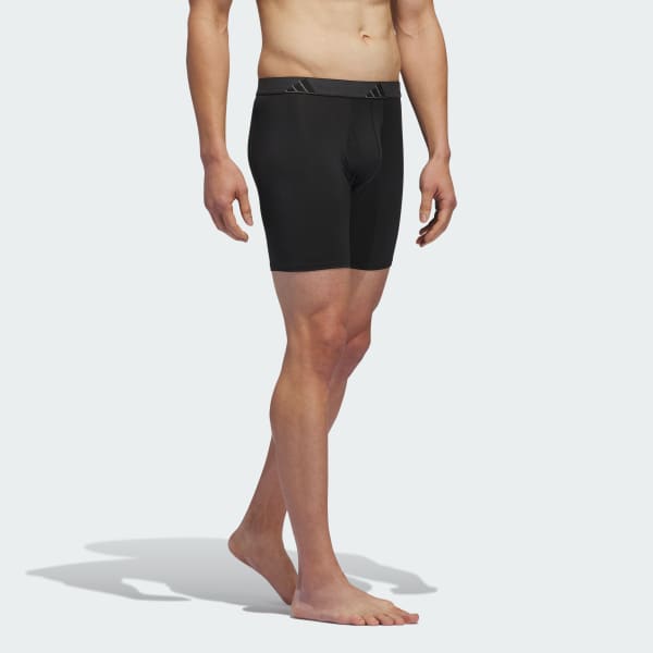 adidas Microfiber Boxer Briefs 3-Pack - Black | Free Shipping with adiClub
