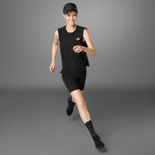 adidas Running Primeweave Short Leggings - Black | adidas Australia