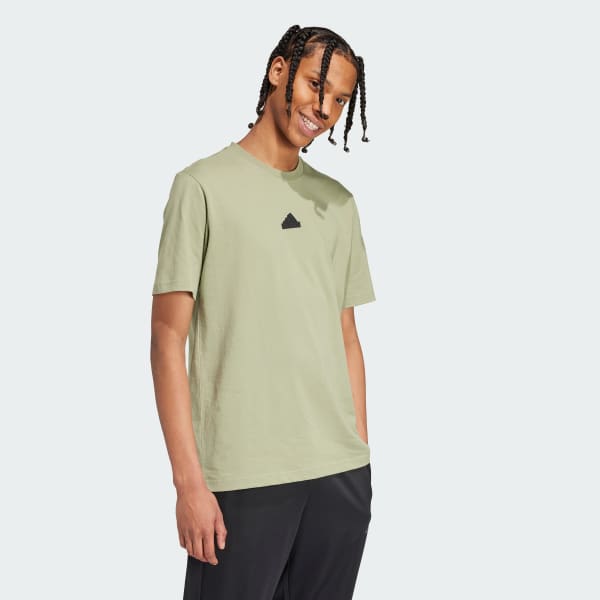 adidas Brand Love Signature Graphic Tee - Green | adidas Australia