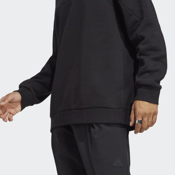 adidas Stadium Fleece Badge of Sport Sweatshirt - Schwarz | adidas ...