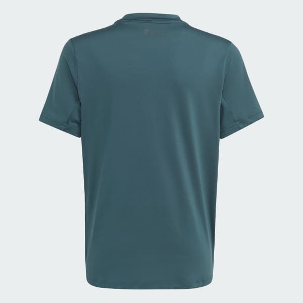 adidas Train Icons AEROREADY Logo T-Shirt - Turquoise | adidas UK