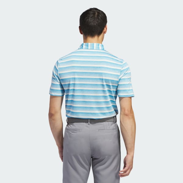 adidas Two-Color Striped Polo Shirt - Blue | adidas Australia