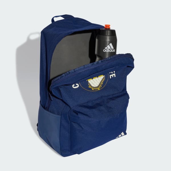 adidas Classic Grilled Cheese Graphic Backpack - Blue | Free Shipping ...