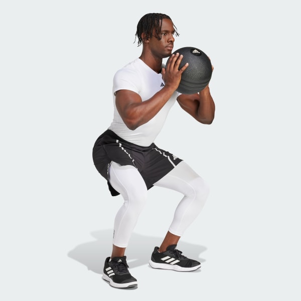 adidas Techfit Compression Training 3/4 Tights - White | Free Shipping ...