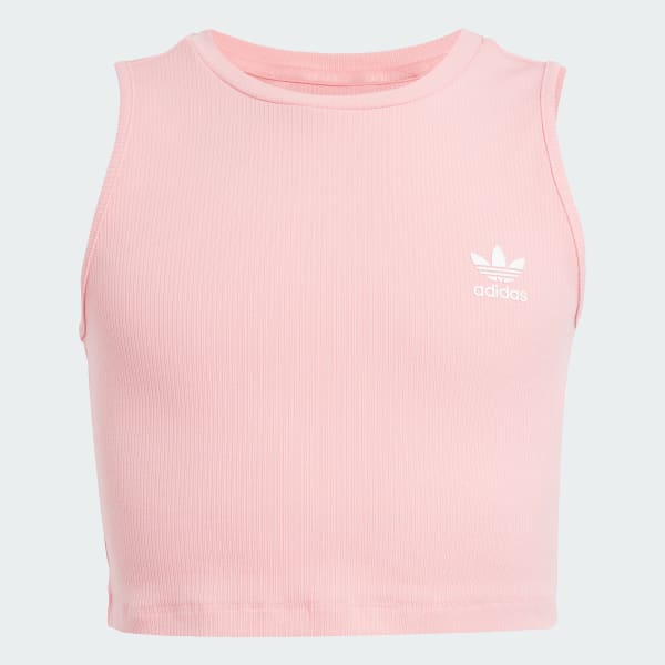 adidas Ribbed Tank Top Kids - Pink | adidas UK