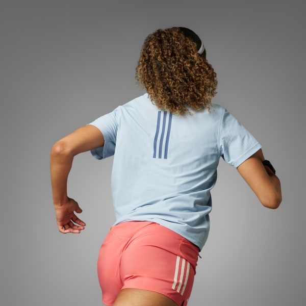 adidas Boston Marathon 2024 Own the Run Tee - Blue | Free Shipping with ...