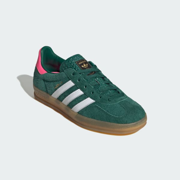 adidas Gazelle Indoor Shoes - Green | Free Shipping with adiClub ...