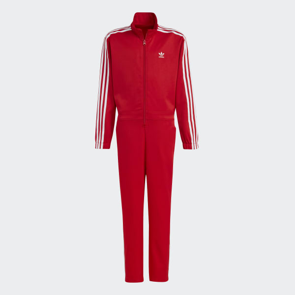 adidas Adicolor Jumpsuit - Red | Free Shipping with adiClub | adidas US
