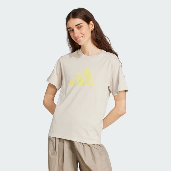 adidas Camo Graphic Tee - Beige | Free Shipping with adiClub | adidas US