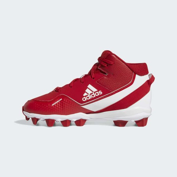 adidas Icon 7 Mid MD Cleats - Red | kids baseball | adidas US