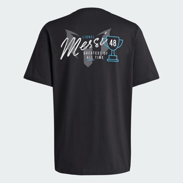 adidas Messi Greatest Of All Time Tee - Black | Free Shipping with ...