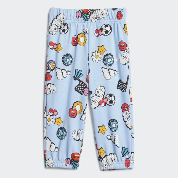 adidas Seasonal Essentials Fun Track Suit Set Kids - Blue | adidas ...