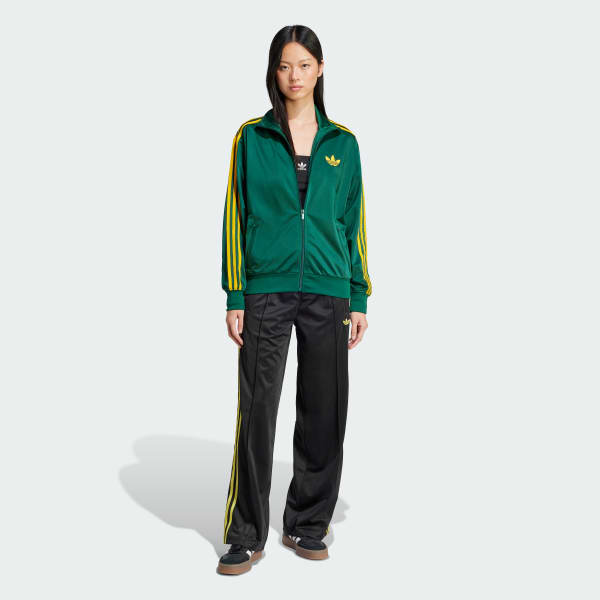adidas Adicolor Classic Firebird Loose Track Top - Green | Free ...