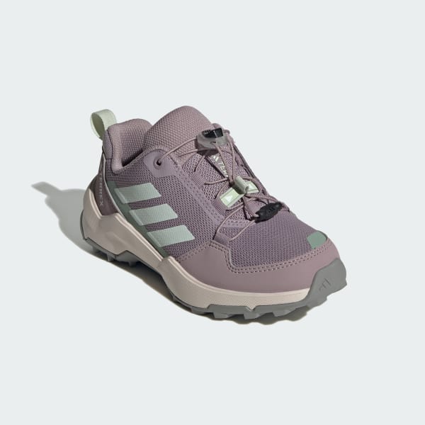 adidas Terrex Ax4s Speed Lacing Hiking Sneakers - Purple adidas Terrex Ax4s Speed Lacing Hiking Sneakers - Purple