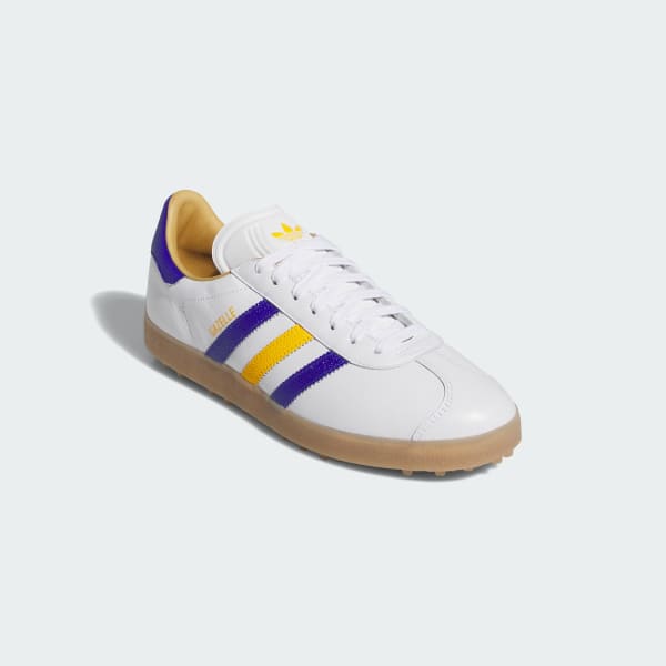 adidas Gazelle Leather Spikeless Golf Shoes - White | adidas Australia