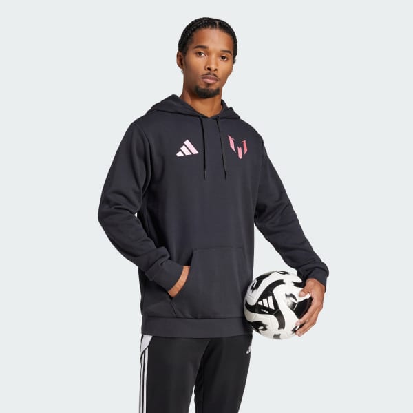 adidas Messi Name & Number Graphic Hoodie - Black | adidas Australia