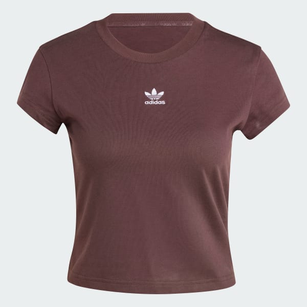 adidas Essentials Slim T-Shirt - Brown | adidas UK