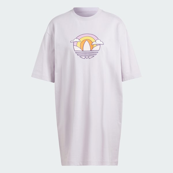 adidas Tee Dress - Purple | Free Shipping with adiClub | adidas US