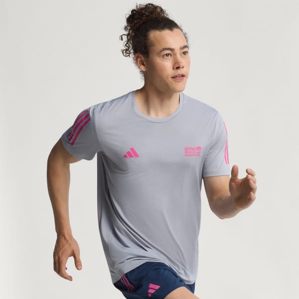 adidas BMW Berlin-Marathon 2025 Finisher Tee - Grey | adidas Deutschland