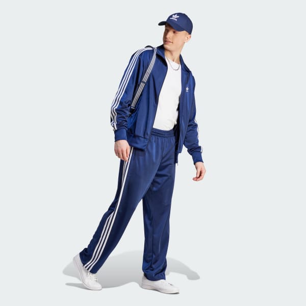 Adidas Mens Adicolor Classics Firebird Tracksuit Bottoms Blue
